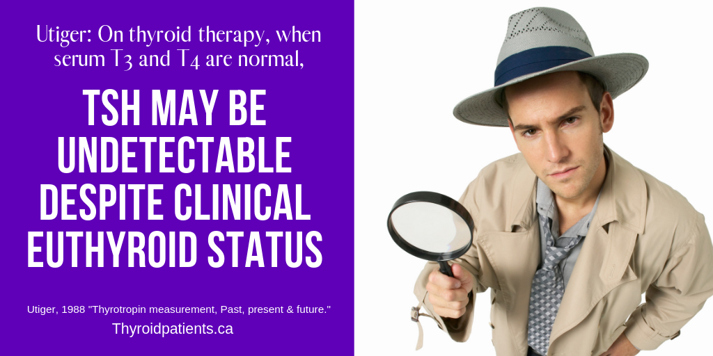 A Dialogue with Utiger: T3-based thyroid therapy over-suppresses TSH ...